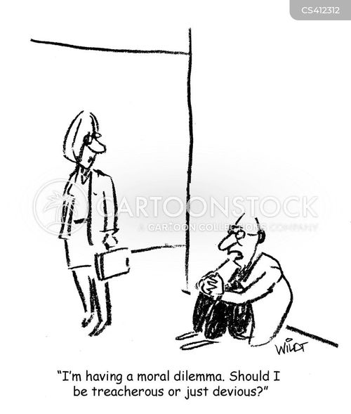 Moral Dilemmas Cartoons and Comics - funny pictures from CartoonStock Moral Dilemmas Cartoons and Comics - funny pictures from CartoonStock