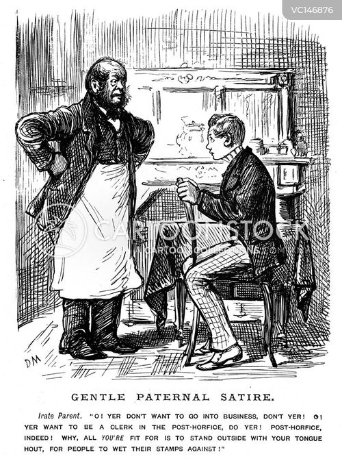 Scolding Vintage And Historic Cartoons