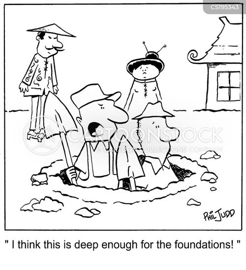 Foundations Cartoons and Comics - funny pictures from CartoonStock Foundations Cartoons and Comics - funny pictures from CartoonStock