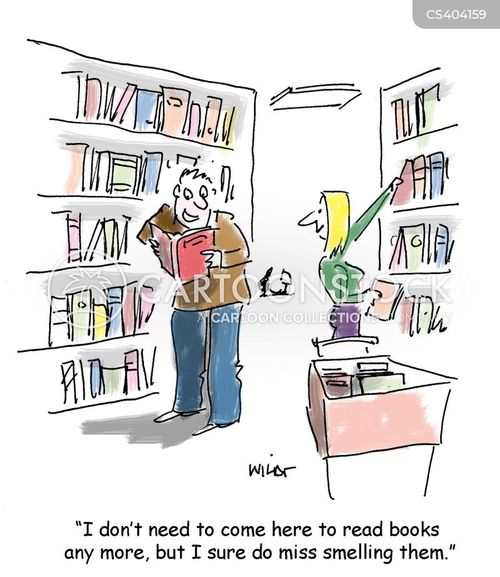 Book Smells Cartoons And Comics Funny Pictures From Cartoonstock